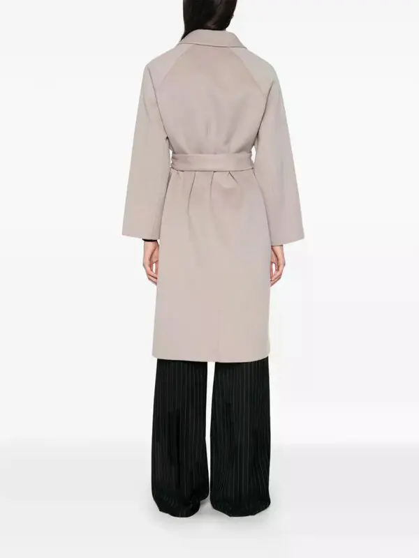 SEA WING Belted Button-cuff Coat
