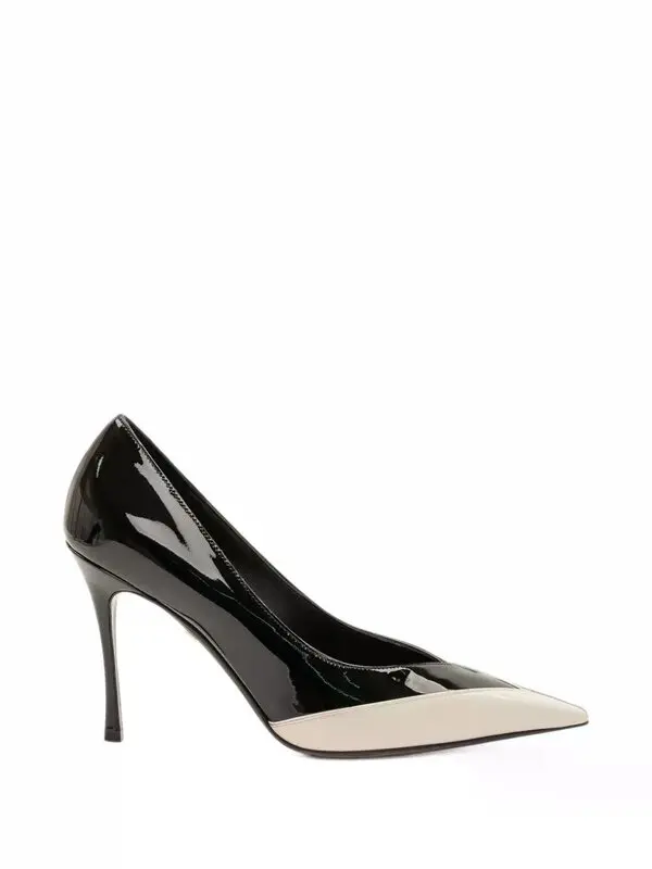 FERRAGAMO Yasmin Patent-leather Pumps - Black