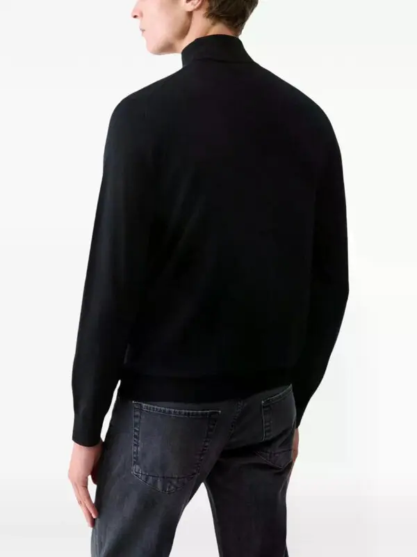 Liu Jo Mock-neck Sweater In Wool Merino