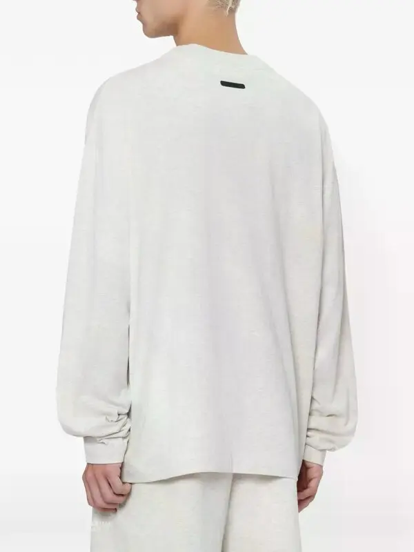 ESSENTIALS Logo-print Long-sleeve T-shirt