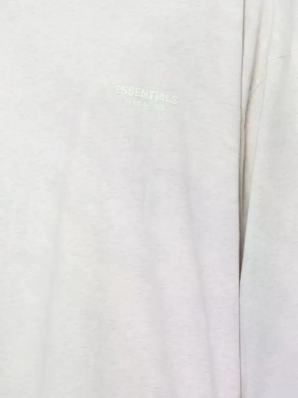 ESSENTIALS Logo-print Long-sleeve T-shirt