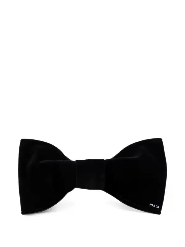Prada Velvet Hair Clip - Black