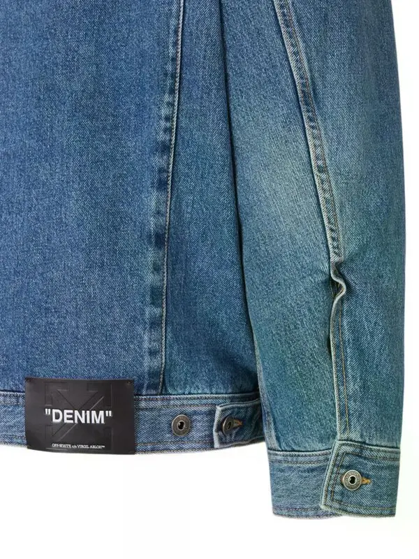 Off-White Hooded Denim Jacket