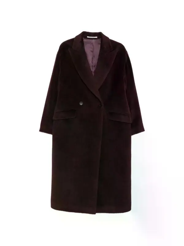Tagliatore Double-breasted Brushed-finish Coat