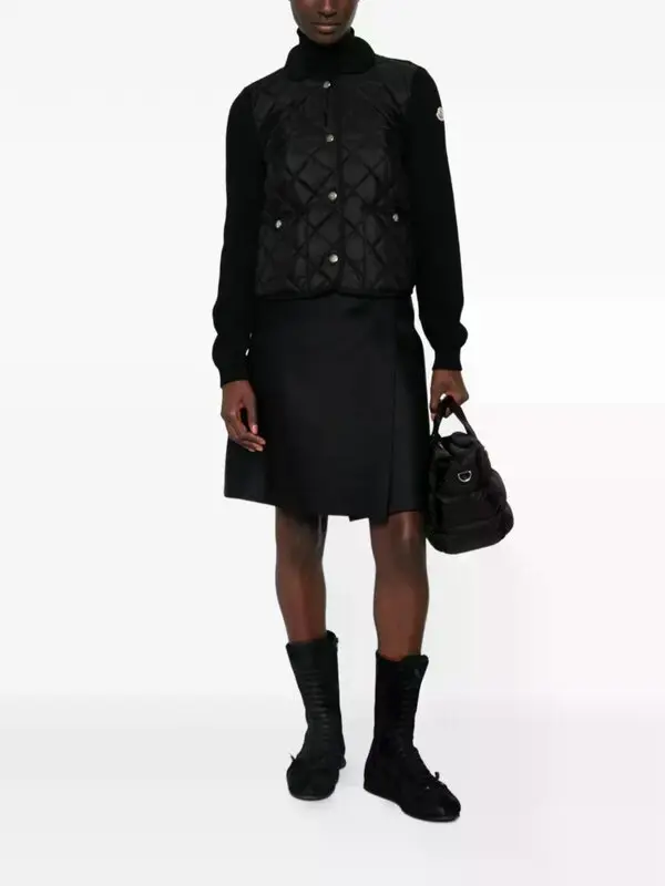 Moncler Quilted Panel-ribbed Jacket