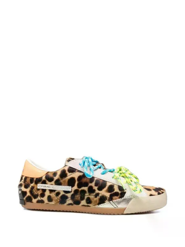 CRIME LONDON Leopard-print Sneakers