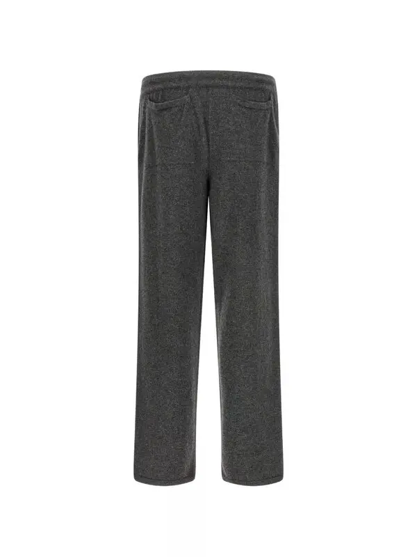 LARMERI STUDIO Drawstring Knitted Trousers