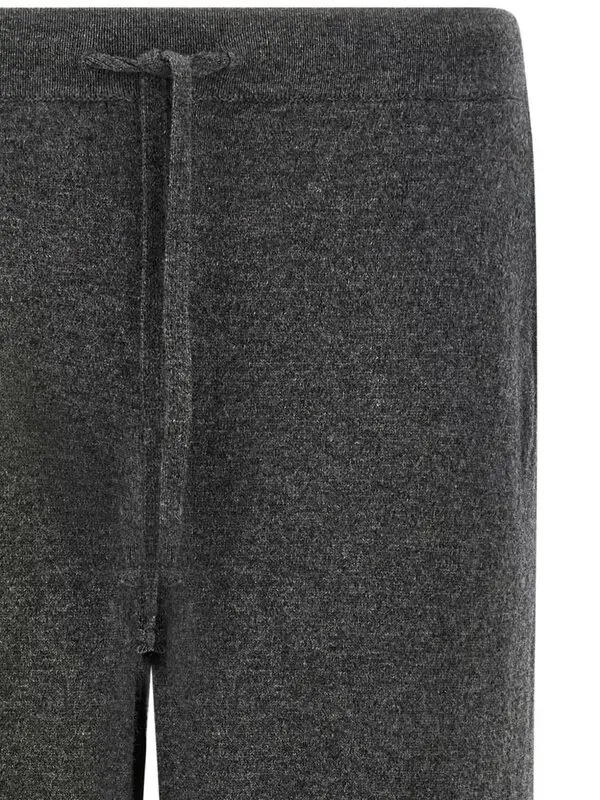 LARMERI STUDIO Drawstring Knitted Trousers