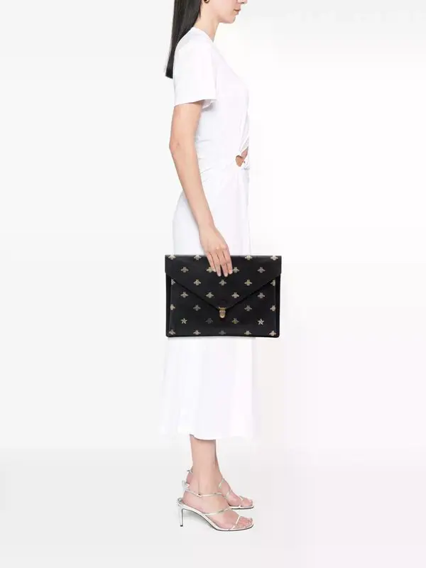 Gucci 2016-2026 Bee Star Portfolio Clutch Bag