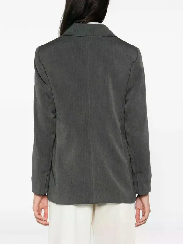 PENNYBLACK Double-breasted Herringbone-pattern Blazer