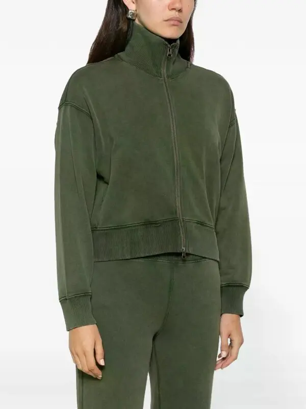 BOBI Funnel-neck Zip-up Sweatshirt