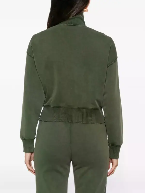 BOBI Funnel-neck Zip-up Sweatshirt