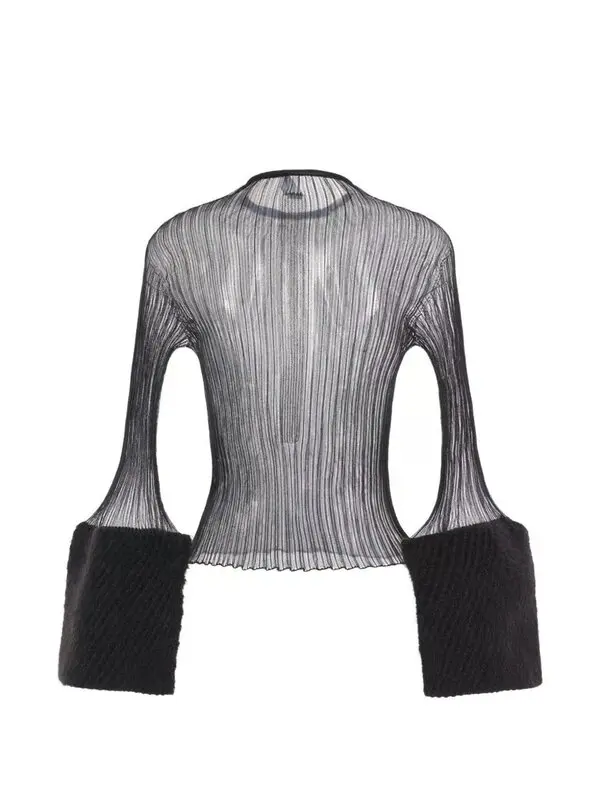 CFCL Ribbed-knit Long-sleeve Top
