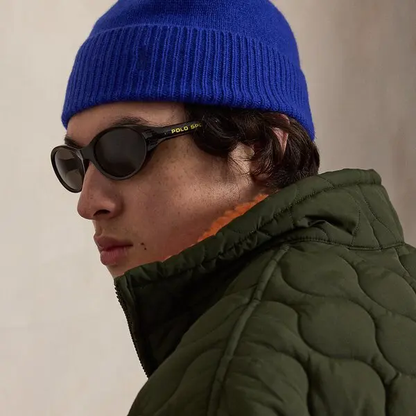 Ralph Lauren Wool-cashmere Beanie - Active Royal
