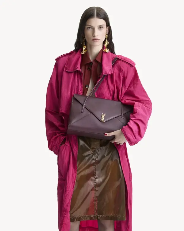Saint Laurent Simone Medium In Soft Leather