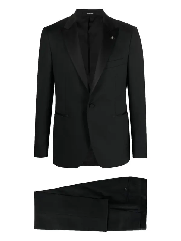 Tagliatore Two-piece Wool Dress - Black