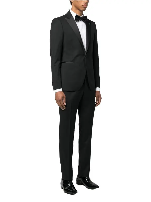 Tagliatore Two-piece Wool Dress - Black