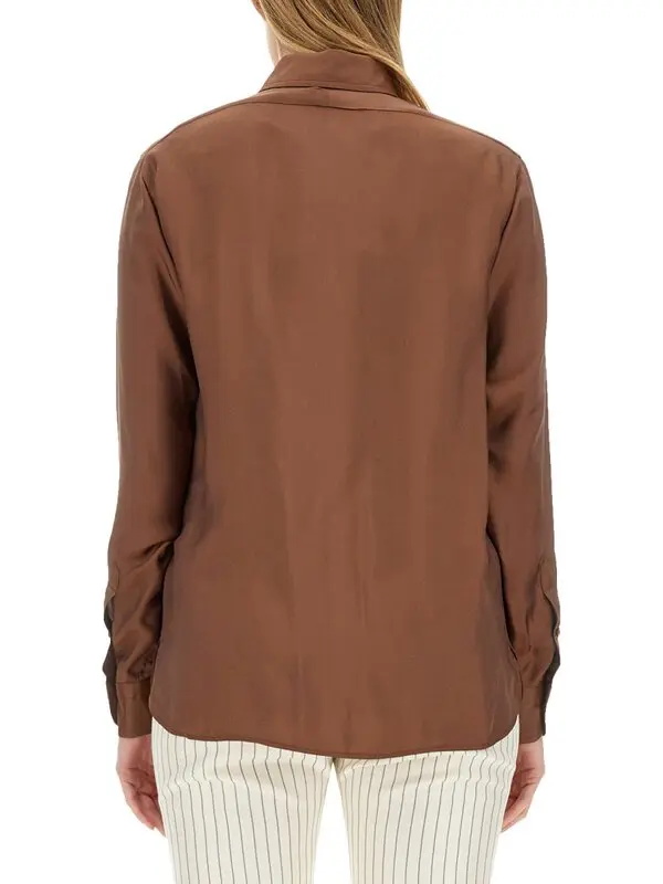 TOM FORD Twill Shirt - Brown