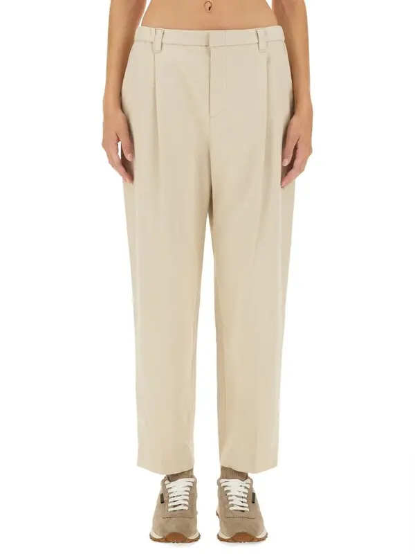 Brunello Cucinelli Cropped Fit Pants