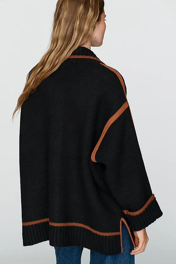 Anthropologie Overd Collared Cardigan