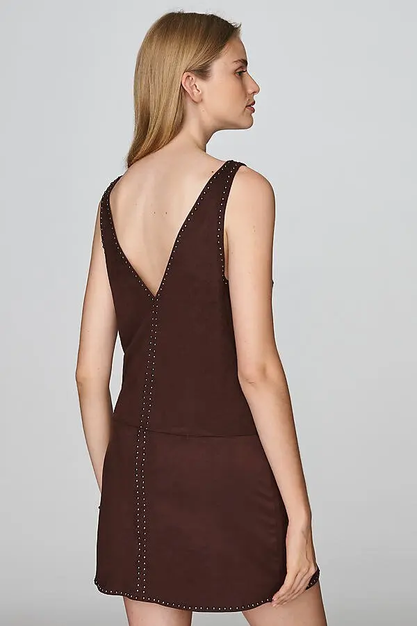 Saylor Ciandra Faux Suede Mi Dress