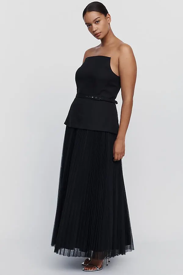 HUTCH Joyanna Belted Midi Dress