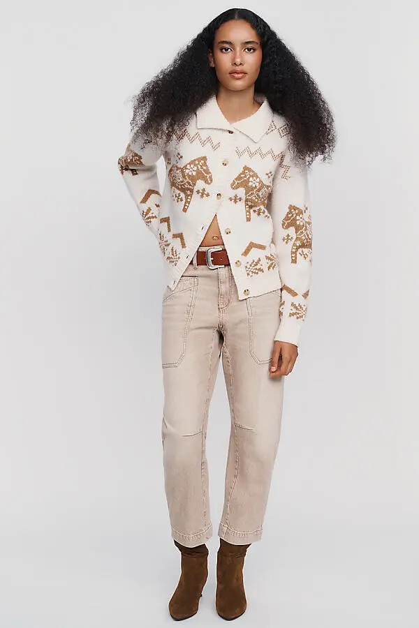 Moon River Collared Sweater