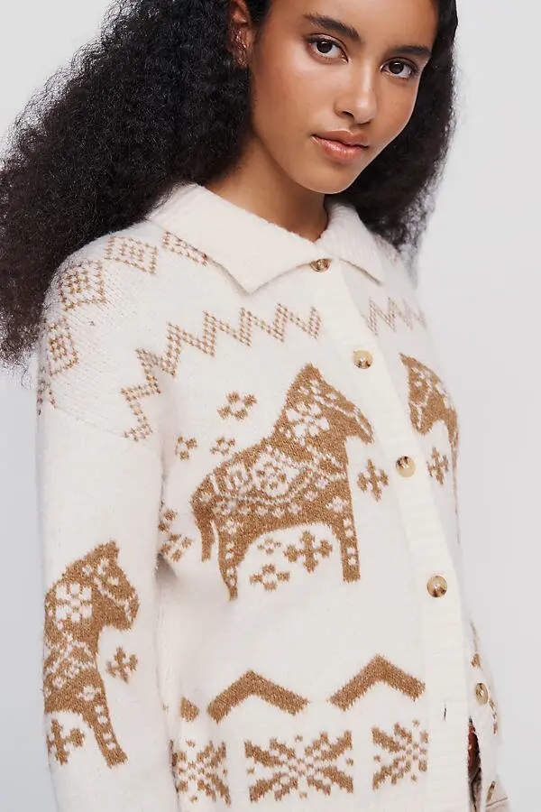 Moon River Collared Sweater