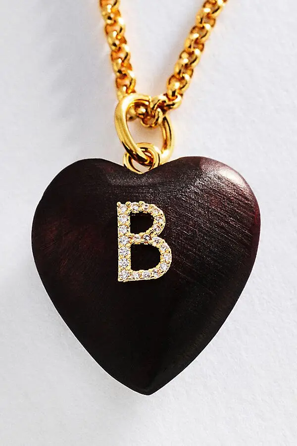 Timeless Pearly Wood Itil Pendnt Necklce - B