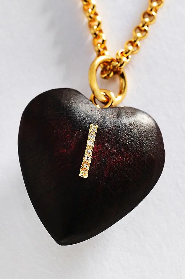 Timeless Pearly Wood Itil Pendnt Necklce - I