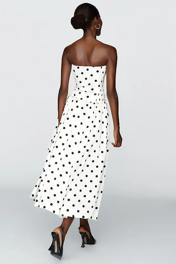 Endless Rose Cotton Len Blend Midi Dress