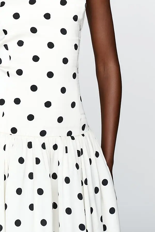 Endless Rose Cotton Len Blend Midi Dress