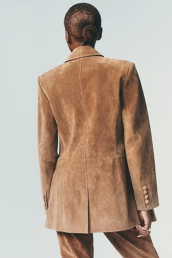 Avec Les Filles Suede Blazer Jacket