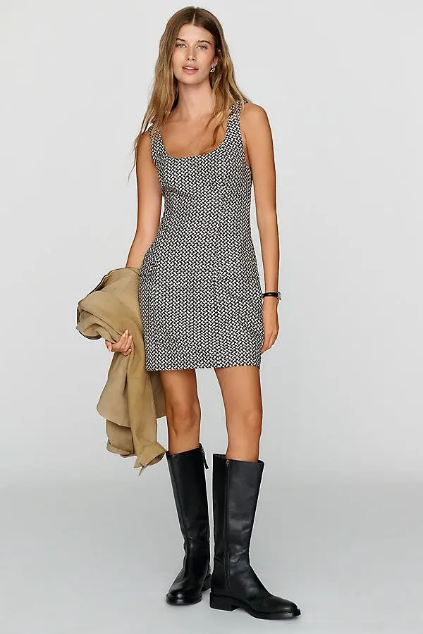 Maeve Square Neck Shift Dress