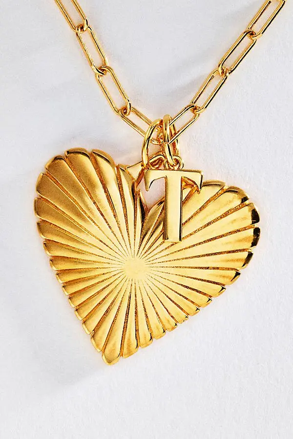 HART Monogrm Itils Necklce - T