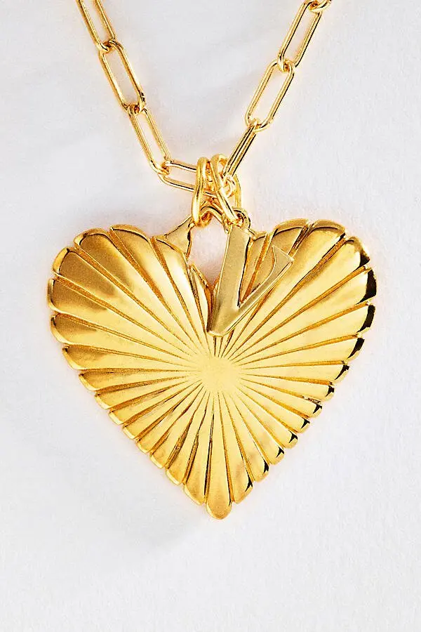 HART Monogrm Itils Necklce - V