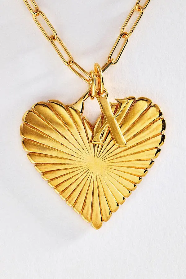 HART Monogrm Itils Necklce - X