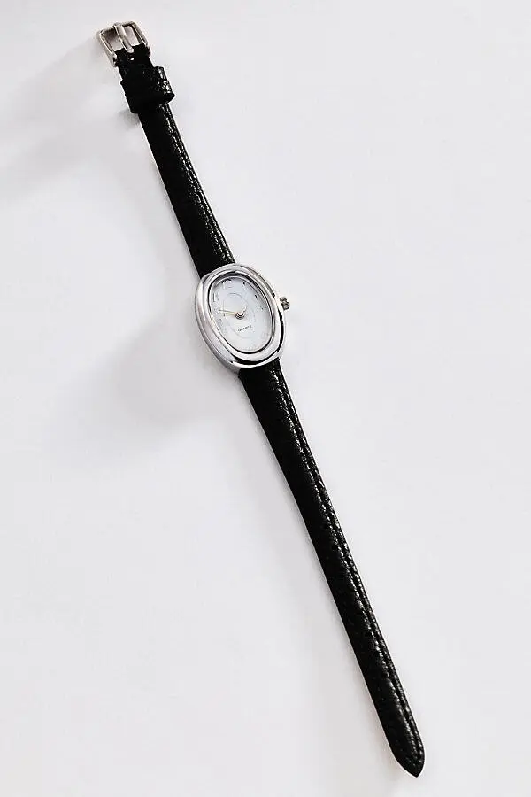 VIVA TIME CORP. Petite Oval Watch - Black