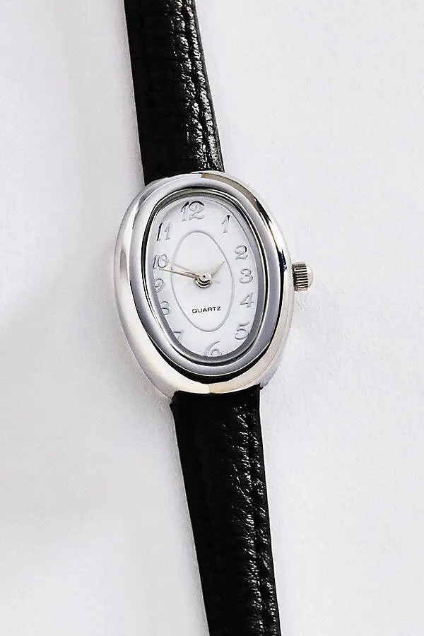 VIVA TIME CORP. Petite Oval Watch - Black