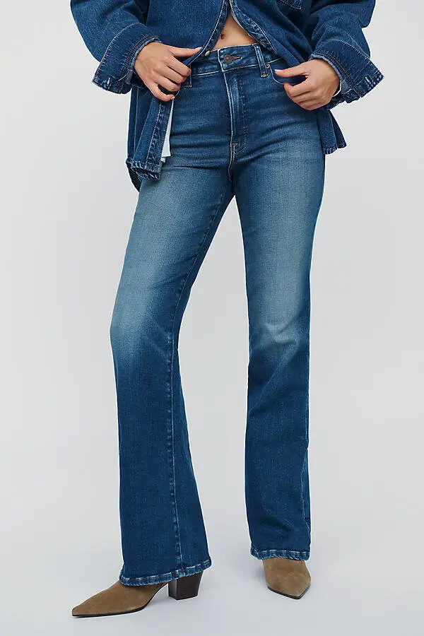 GOOD AMERICAN Soft Tech Good Classic High Rise Bootcut Jeans