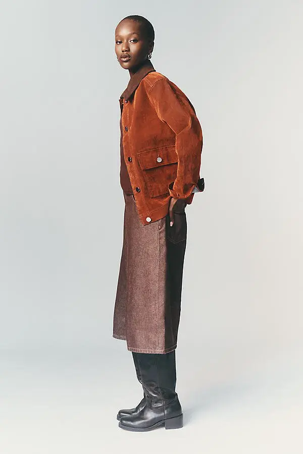 ALIGNE Flock Cotton Stretch Jacket