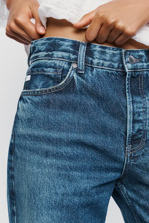 Ag Billie Mid Rise Straight Leg Jeans