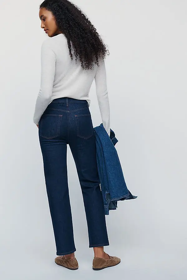 FRAME Le Sleek High Rise Straight Leg Jeans
