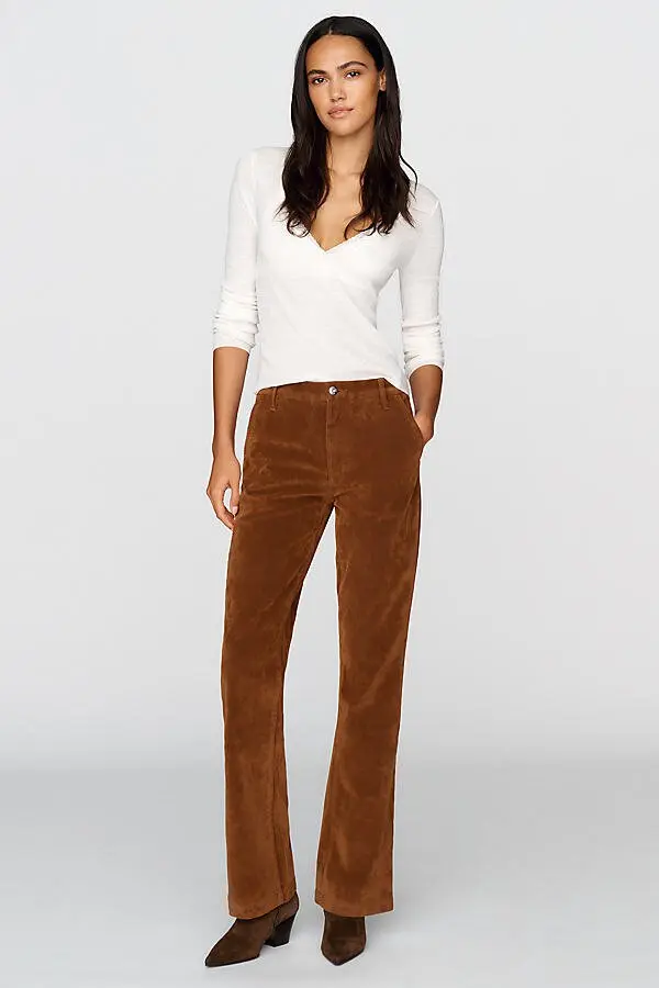 Joe's Jeans Ez Faux Suede Pants - Chestnut