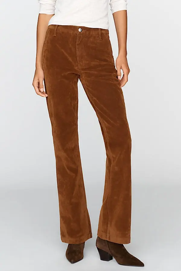 Joe's Jeans Ez Faux Suede Pants - Chestnut