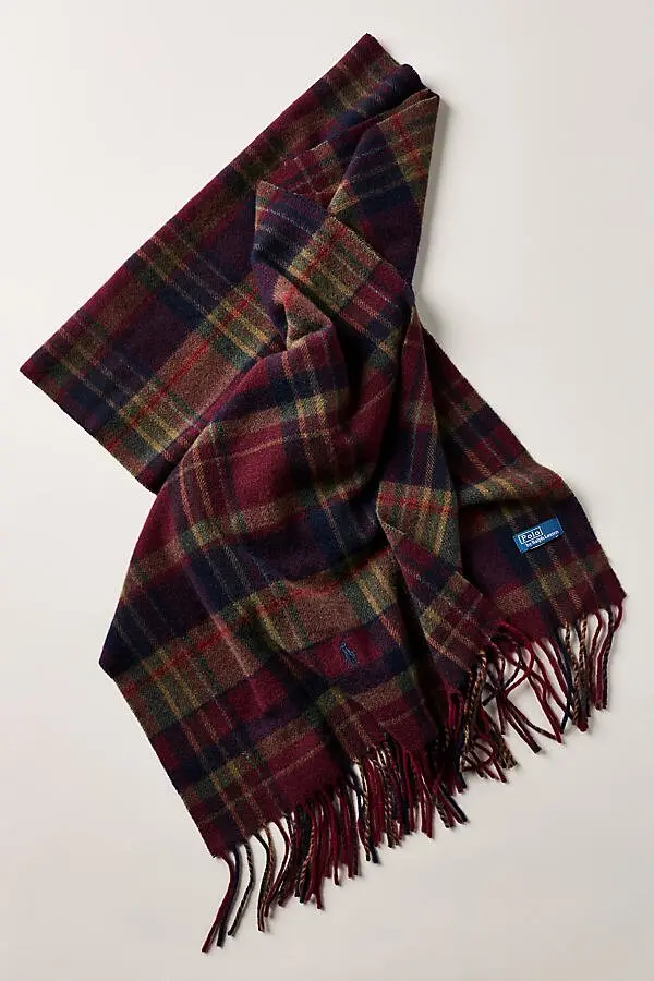 Polo Ralph Lauren Plaid Cashmere Scarf