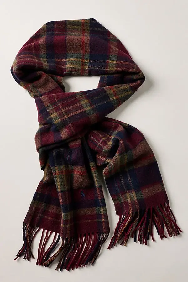 Polo Ralph Lauren Plaid Cashmere Scarf