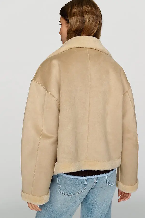 Maeve Funnel Neck Reversible Jacket