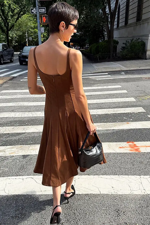 MAEVE Tarryn Fit & Flare Midi Dress