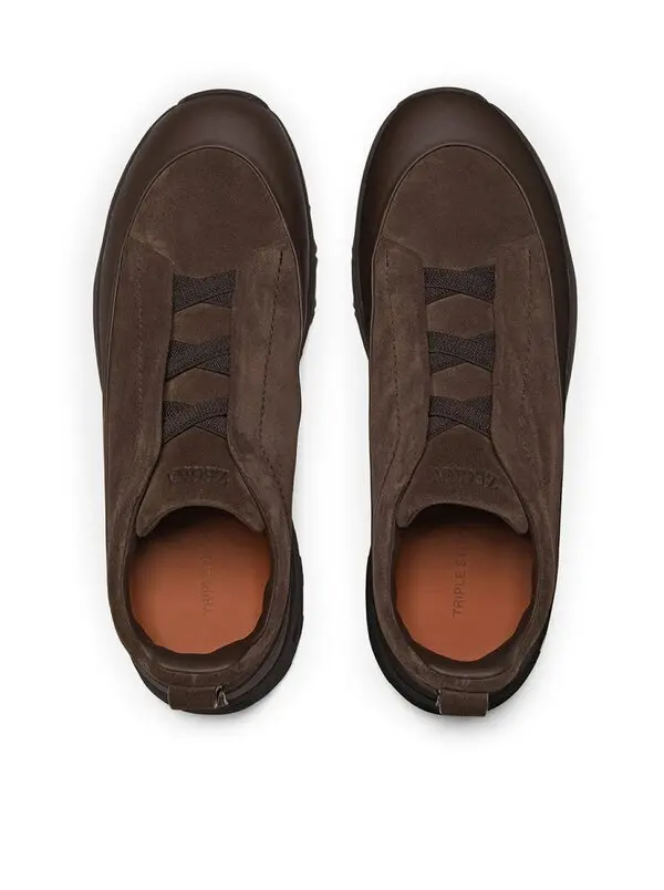 ZEGNA Triple Stitch™ Monte Sneaker In Leather And Suede